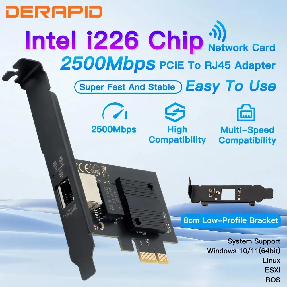 2-5G-Intel-i226-PCIE-To-RJ45-Network-Card-100-1000-2500Mbps-RJ45 ...