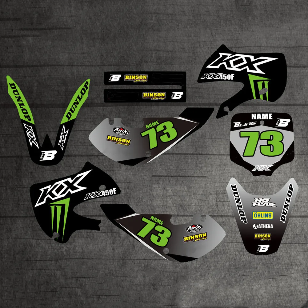 2007 Kx65 Monster Energy Graphics
