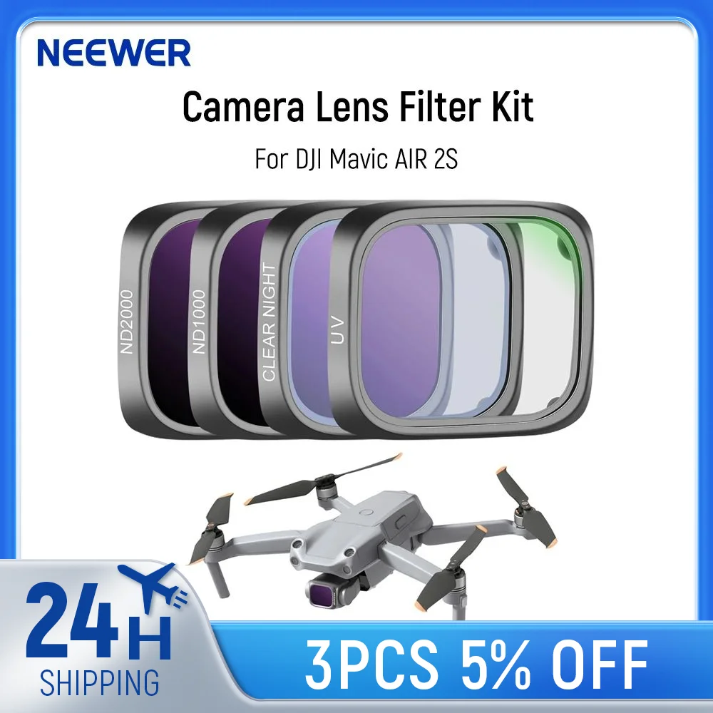 NEEWER-Camera-Lens-Filter-Kit-For-DJI-Mavic-AIR-2S-Multi-Coated-Drone ...