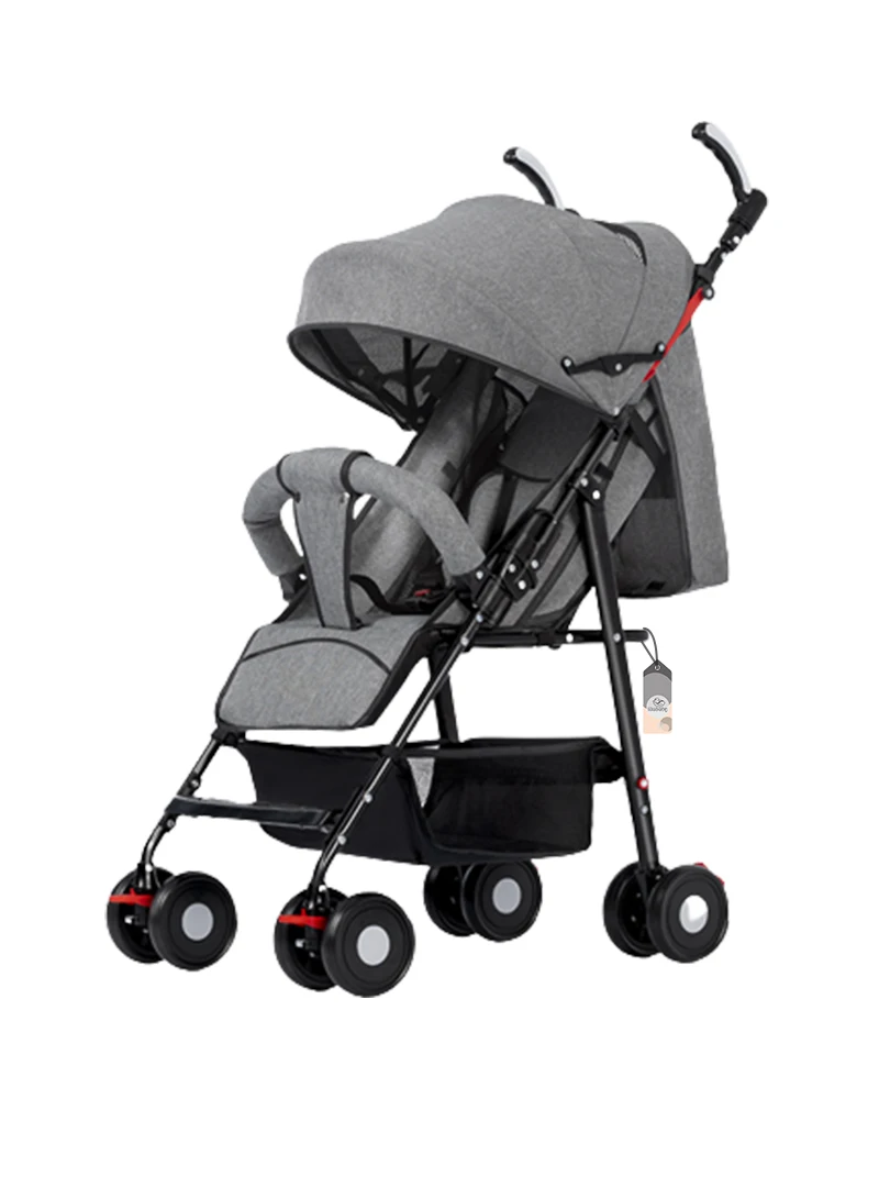 Baby-Strollers-Can-Sit-And-Lie-Down-Baby-Light-Folding-Simple-Children ...