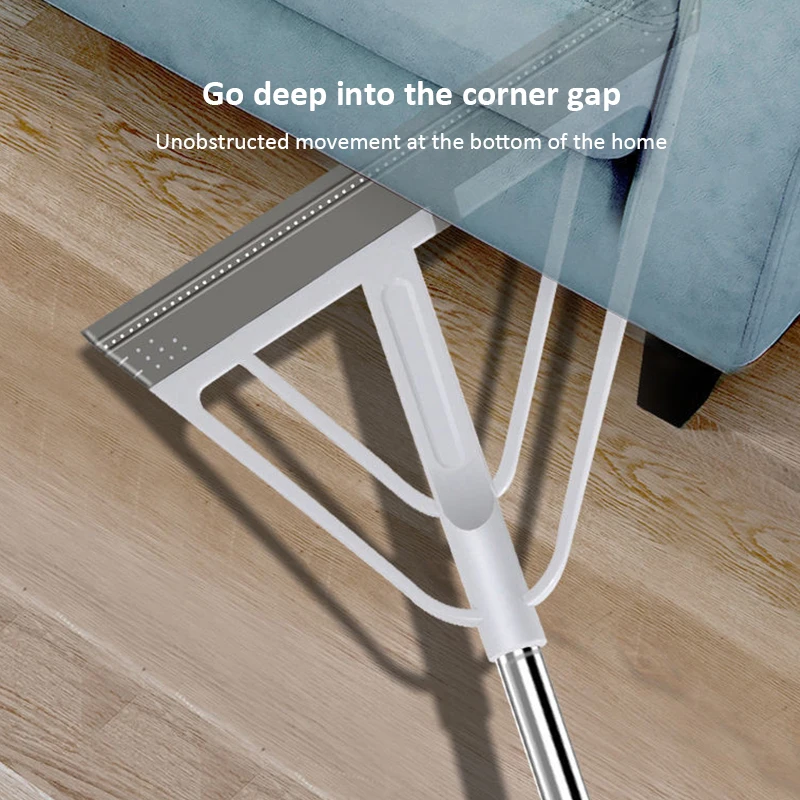 Lavette,Balai magique en caoutchouc Silicone,balai à main,balai anti-poussière,raclette de ...