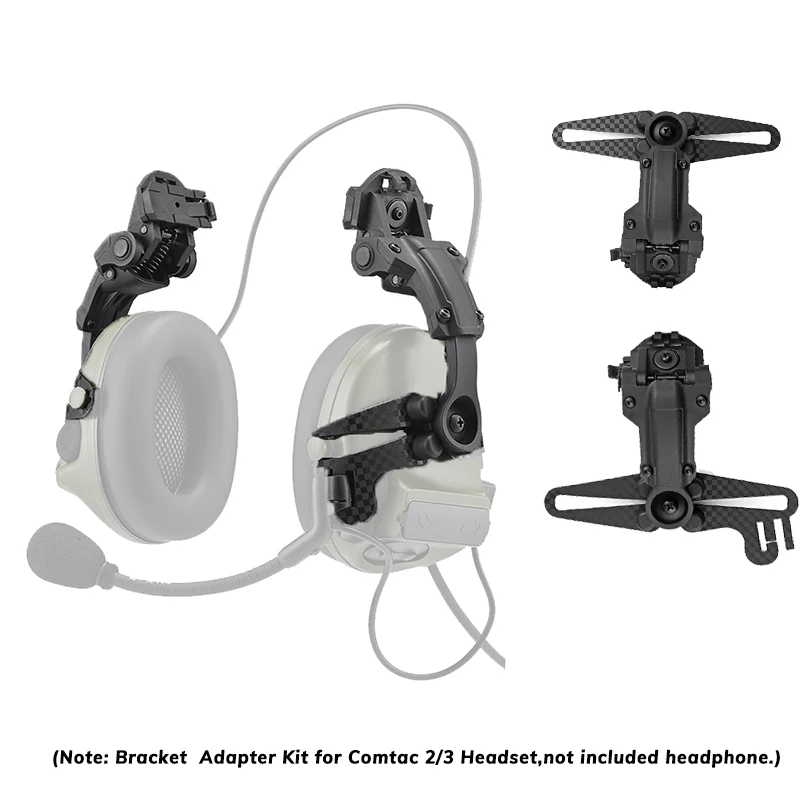 Tactical-Headset-Mount-Adapter-Advanced-RAC-Link-AMP-Bra-os-Conector ...