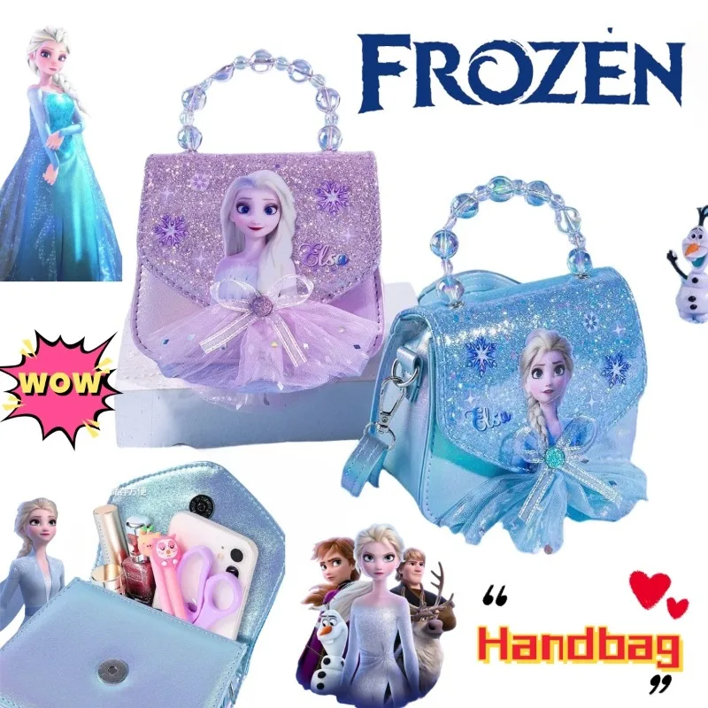 Frozen Elsa Anna Anime Two-Dimensional Handbag High-Beauty Girlish Tote ...