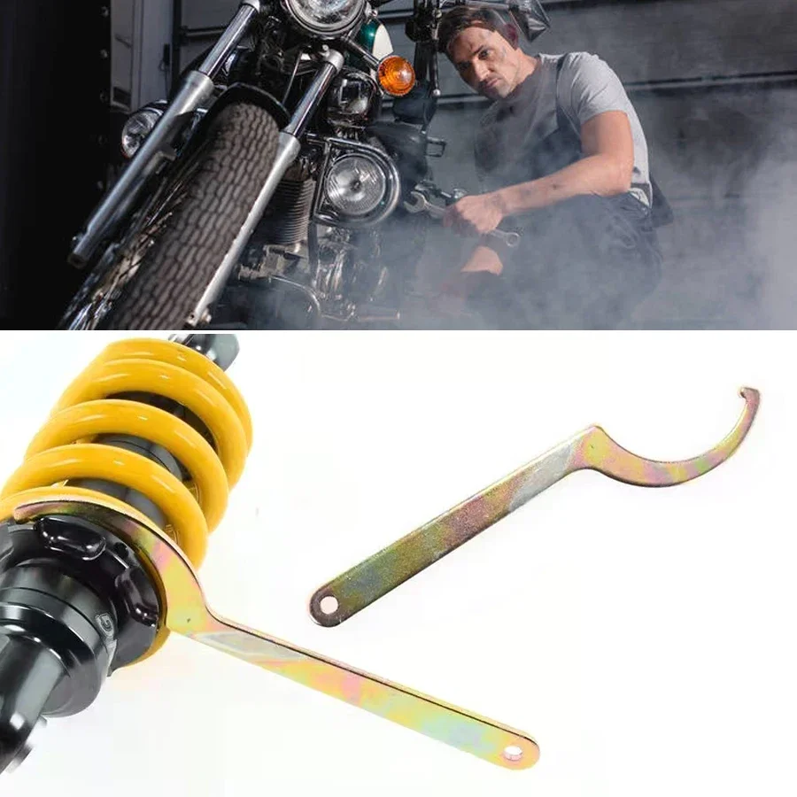 185mm Motorcycle Repair Tools Shock Absorber Moto Spanner Wrench Spring ...
