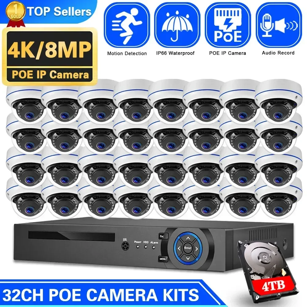 32-Channel-4K-NVR-Kit-8MP-POE-CCTV-Camera-Security-System-Kit-32CH ...
