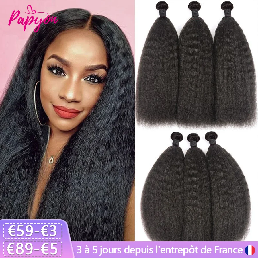 Kinky-Straight-Bundles-Human-Hair-Bundle-28-30-32-Inch-Hair-Extensions ...