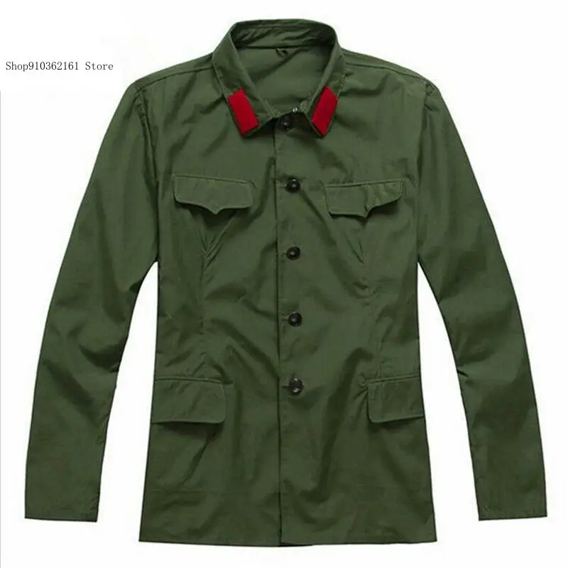 Retro-Stage-Military-Uniform-Set-Green-Chinese-People-s-Liberation ...