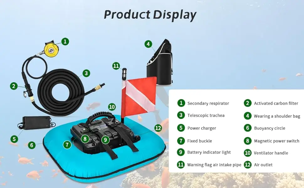 Airbuddy Scuba Diving Cost 12 Volt Hookah Diving System | Tankless Dive ...