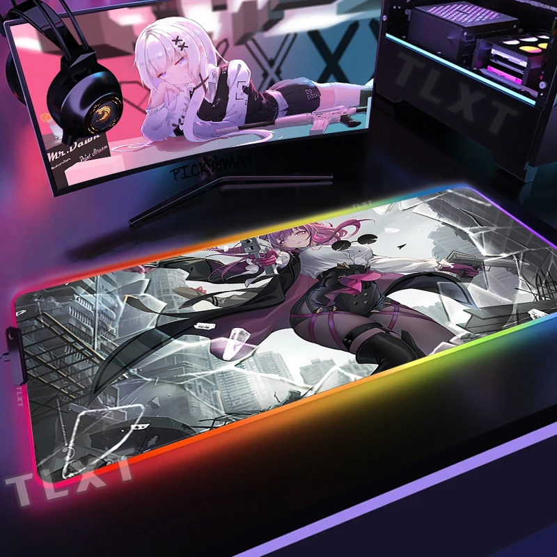 Kafka-Honkai-Star-Rail-RGB-Mouse-Pad-Large-Gaming-Mousepads-LED-Big ...