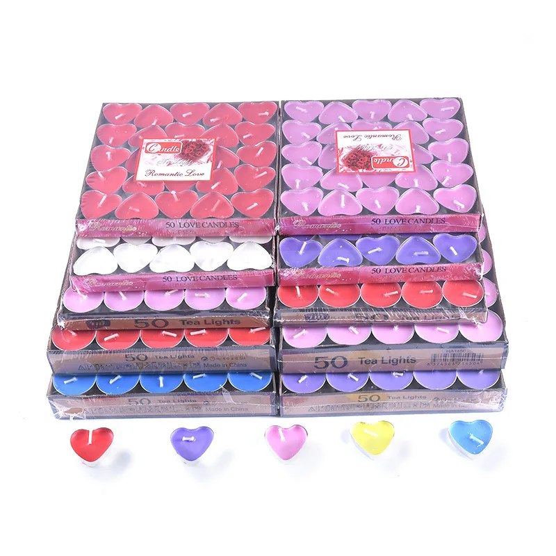 50-Pieces-Tea-Candles-Light-Smokeless-Candle-Boiling-Tea-Candles-For ...