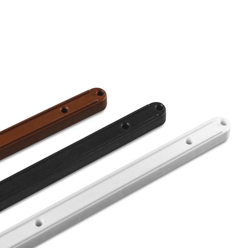 2PCS-Plastic-drawer-track-Two-track-Bottom-Support-Wardrobe-Guide-rail ...