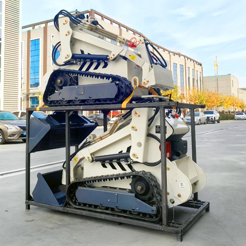Fast delivery Customized skid steer loader Crawler wheels CE/EPA ...