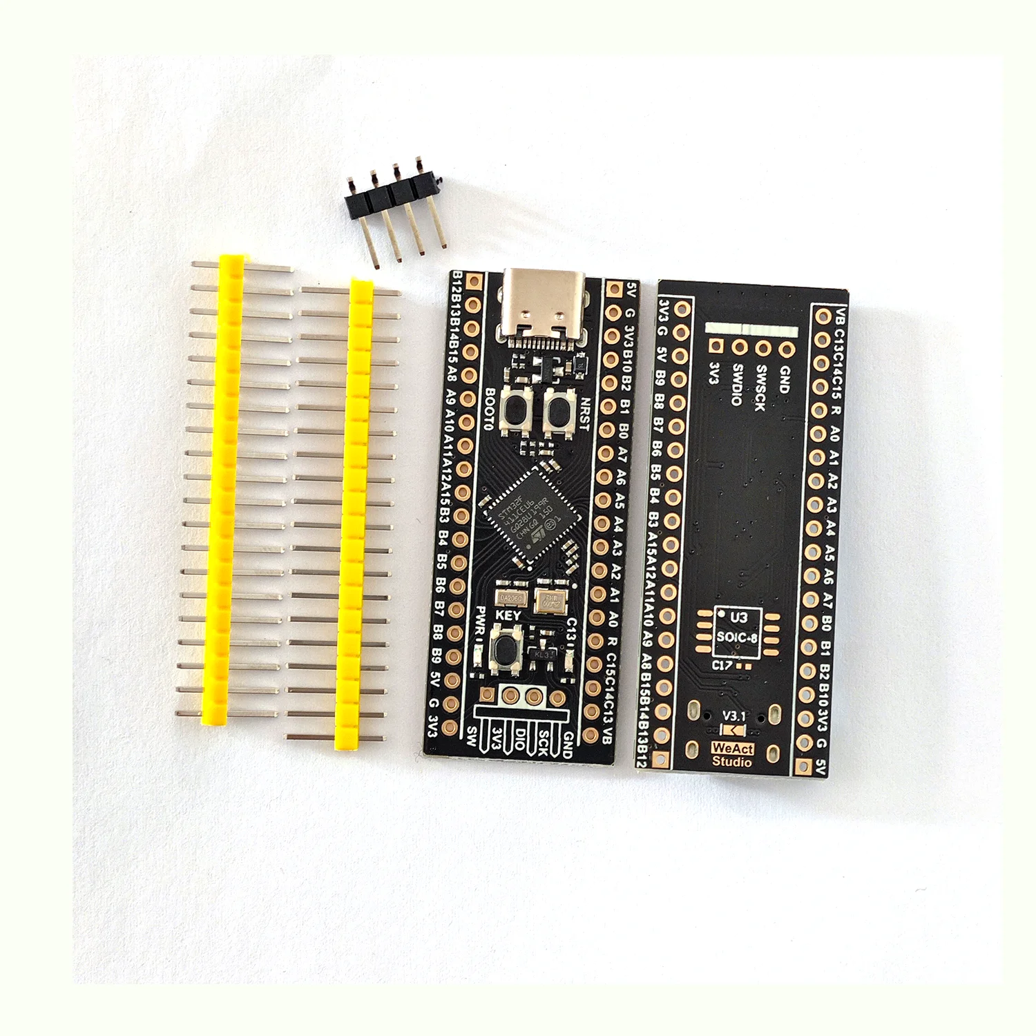 WeAct BlackPill STM32F411CEU6 STM32F4 STM32 Core Board Learning Board ... WeAct BlackPill STM32F411CEU6 STM32F4 STM32 Core Board Learning Board ...