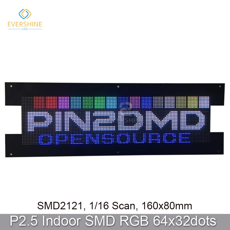 P2-5-Pin2dmd-LED-Module-64-32dots-Indoor-RGB-Full-Color-LED-Panel-Use ...