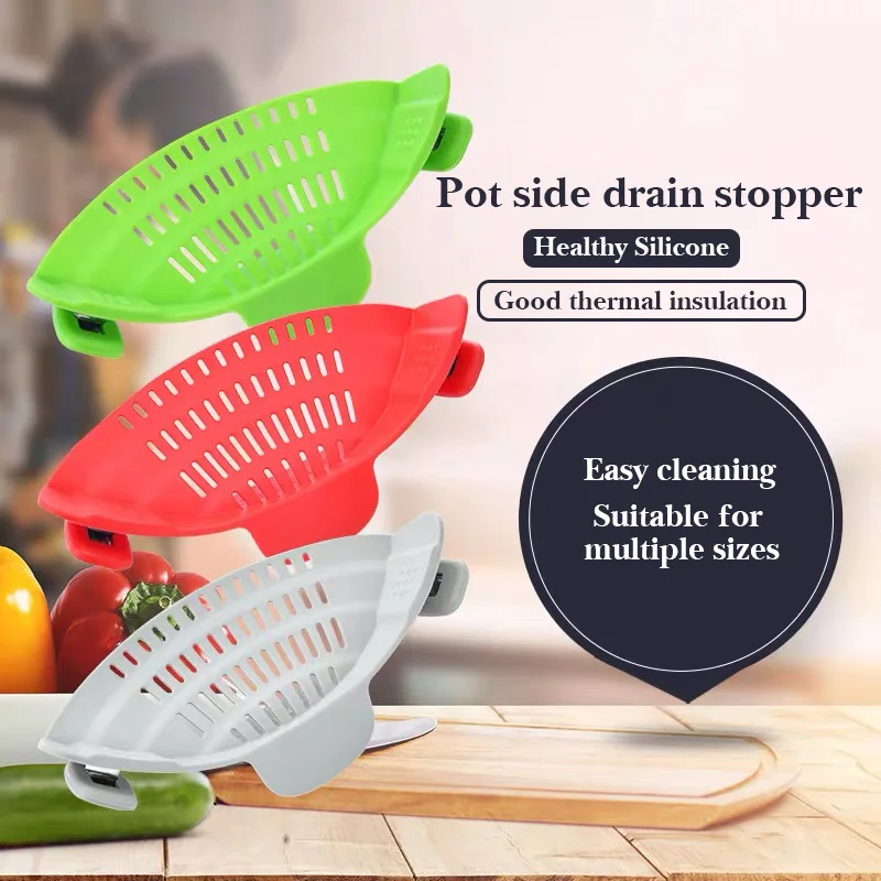 Universal-Silicone-Clip-on-Pan-Pot-Strainer-Anti-Spill-Pasta-Pot ...