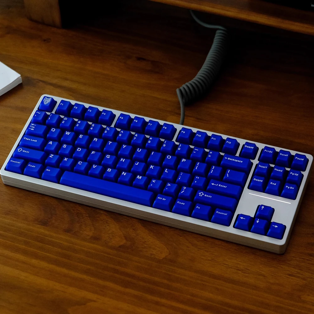 114-Keys-set-Aifei-Klein-Blue-Keycaps-ABS-Double-Shot-Key-Caps-Cherry ...