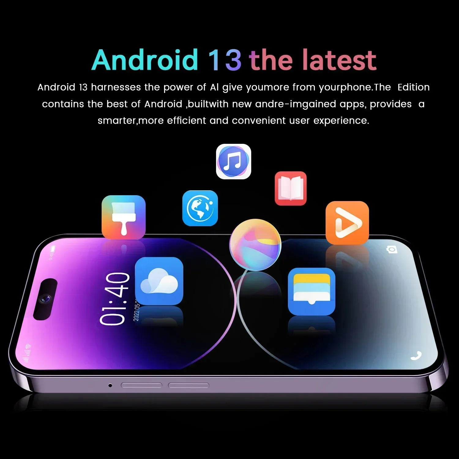 Original For Brand Smartphone 7.3 inch New XS15 Pro Max Full Screen 4G ...