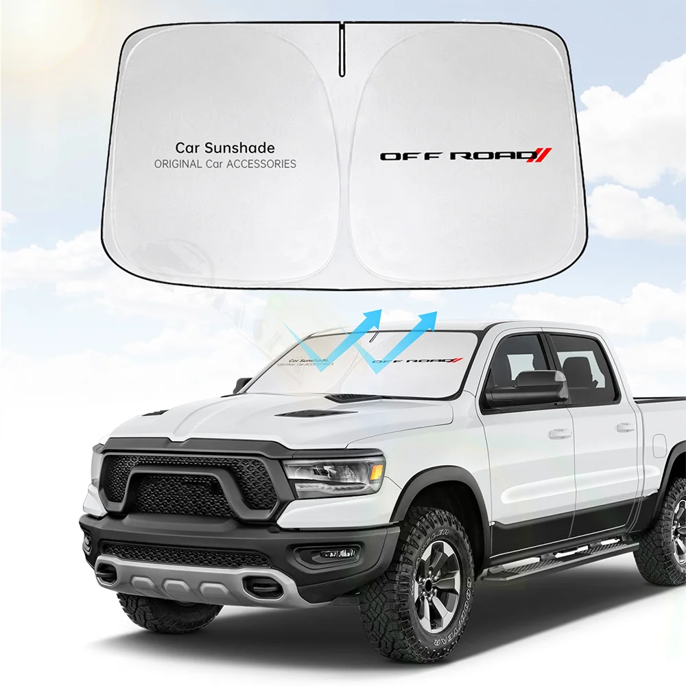 For Dodge RAM 1500 2019-2021 2022 2023 2024 Car Sun shade Front Window ...