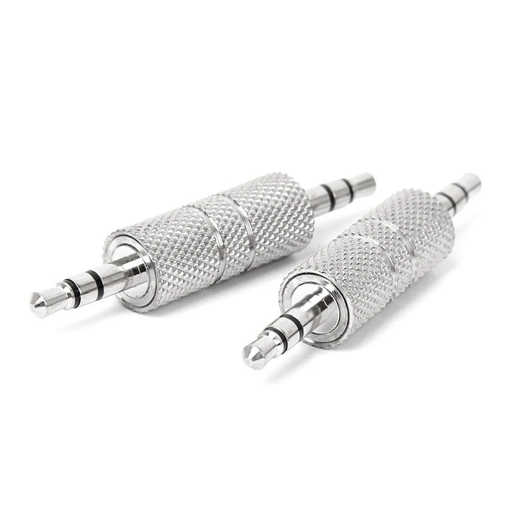 2pcs-3-5mm-Stereo-Male-to-3-5mm-Male-Headphone-Audio-Adapter-Jack ...