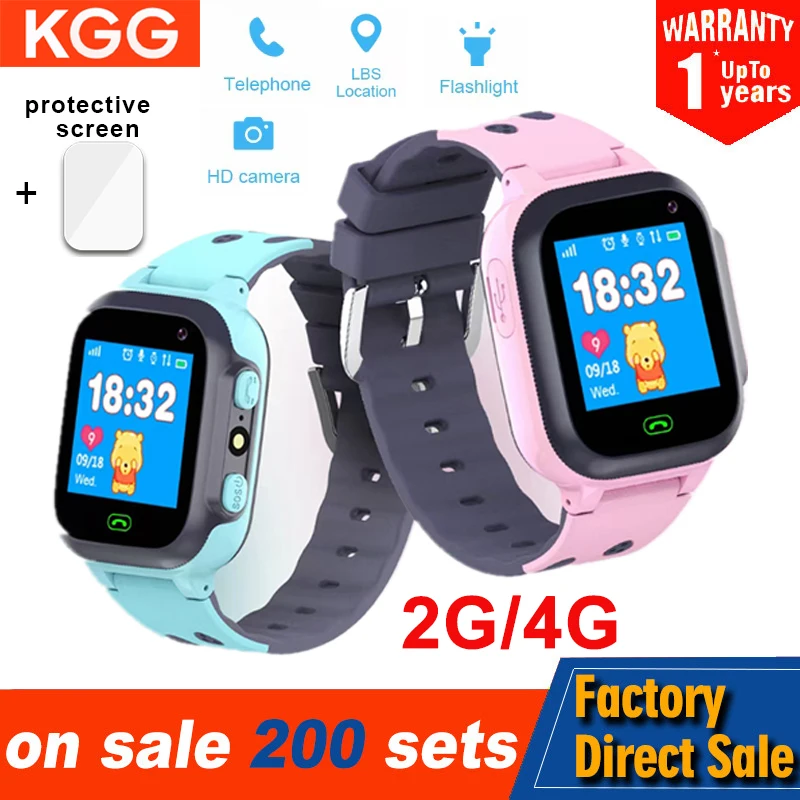 Q15-Kids-Smart-Phone-Watch-2G-4G-SIM-Card-LBS-SOS-Location-Flashlight ...