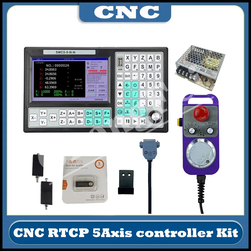 Smc5-5-n-n Cnc Offline Controller, 5 Axis Group, 500khz, Motion Control ...