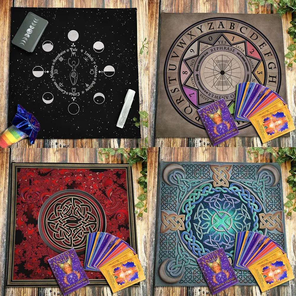 Tarot Tablecloth Altar Cloth Pagan Divination Board Game Fortune ...