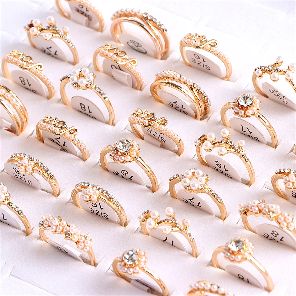 10Pcs-Lot-Fashion-Heart-Love-Micro-inlaid-Colorful-Crystal-Finger-Ring ...