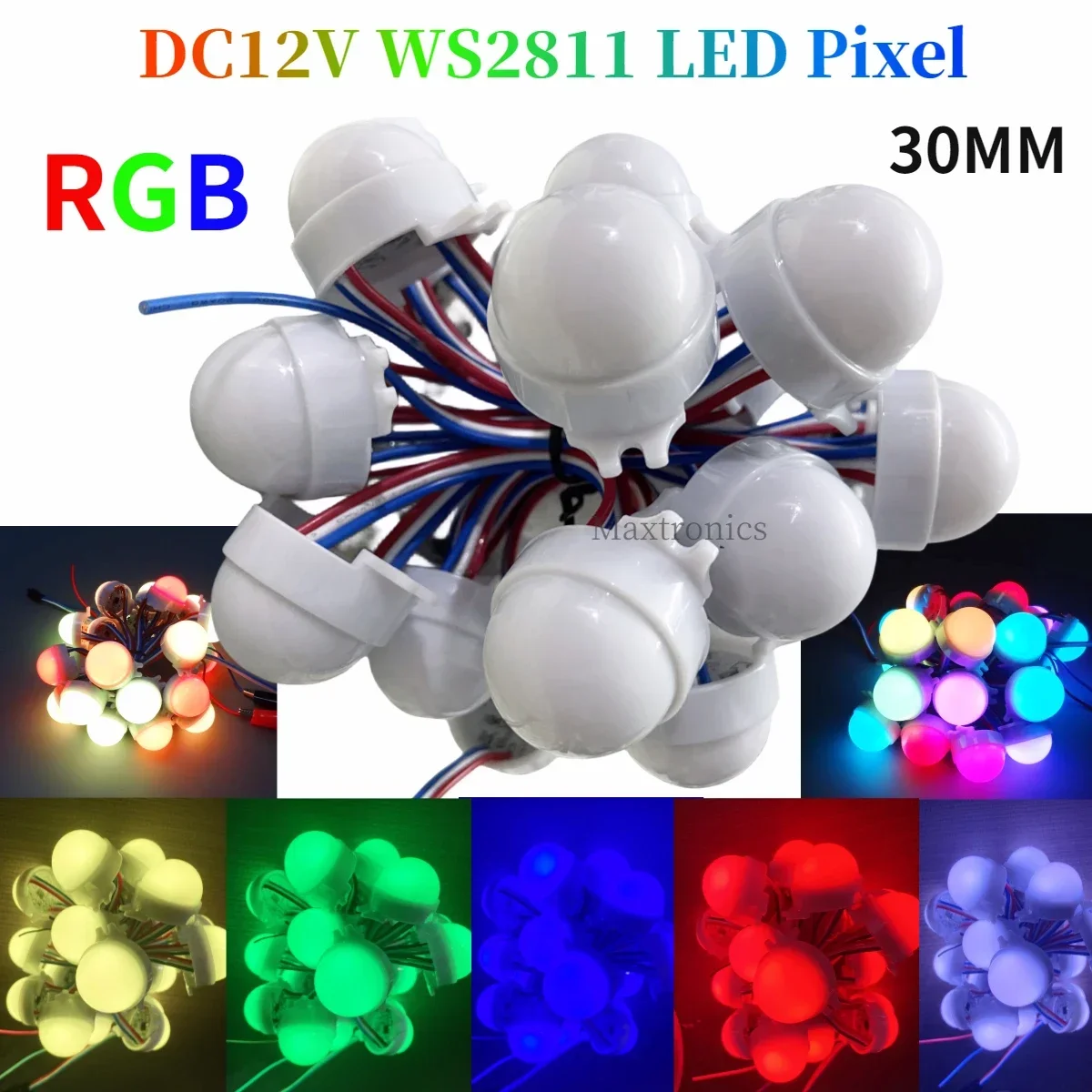 Wholesale-100-200pcs-DC12V-WS2811-LED-Modules-3leds-5050-RGB-Dgital-Led ...