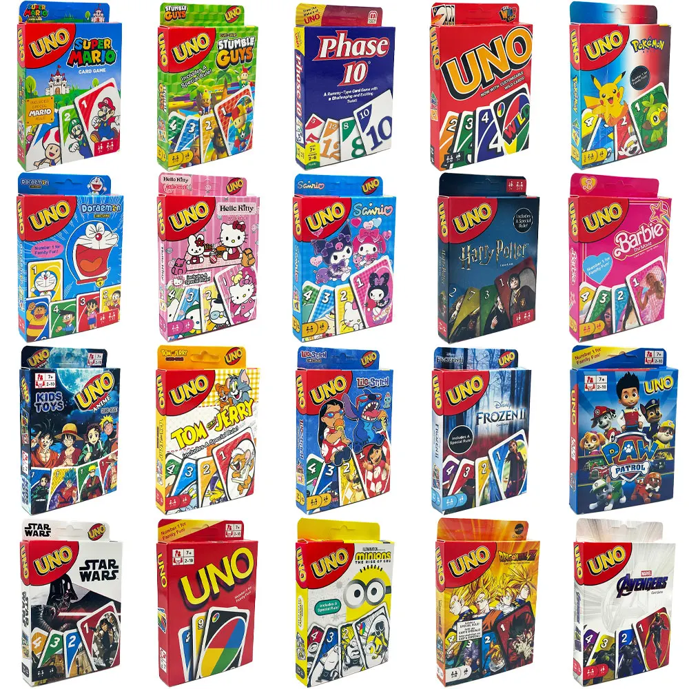 UNO-FLIP-Pokemon-Board-Game-Anime-Cartoon-Pikachu-Figure-Pattern-Family ...