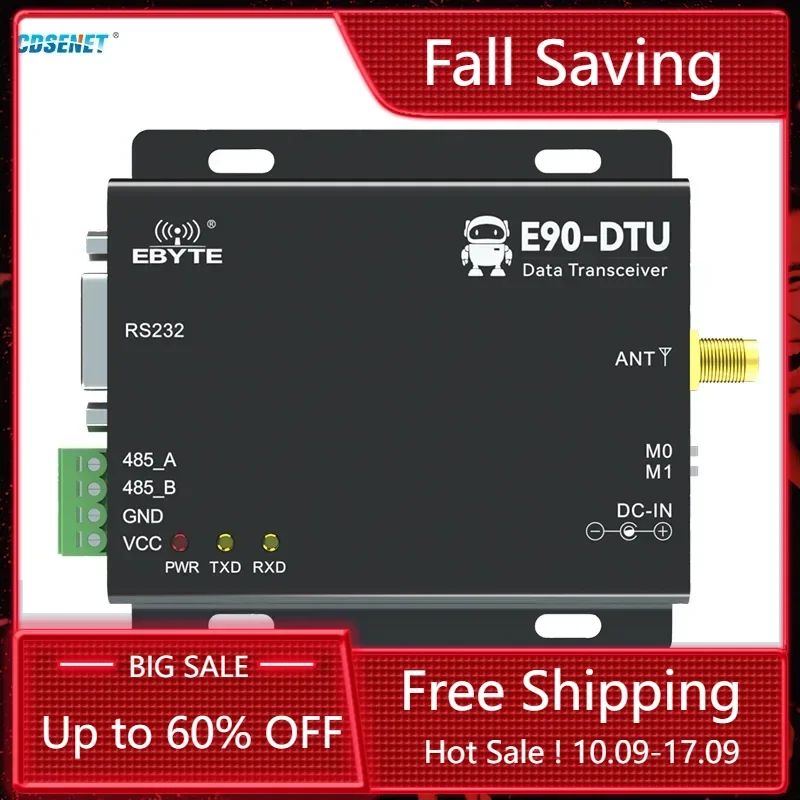 Wireless-Transceiver-LoRa-RS232-RS485-433MHz-20dbm-CDSENET-E90-DTU ...