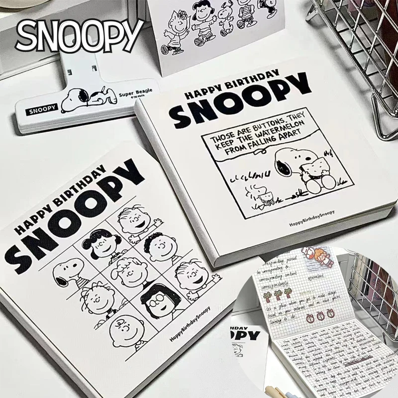 Snoopy Notebooks Journals Kawaii Journal Notepads Diary Agenda 2023 ...