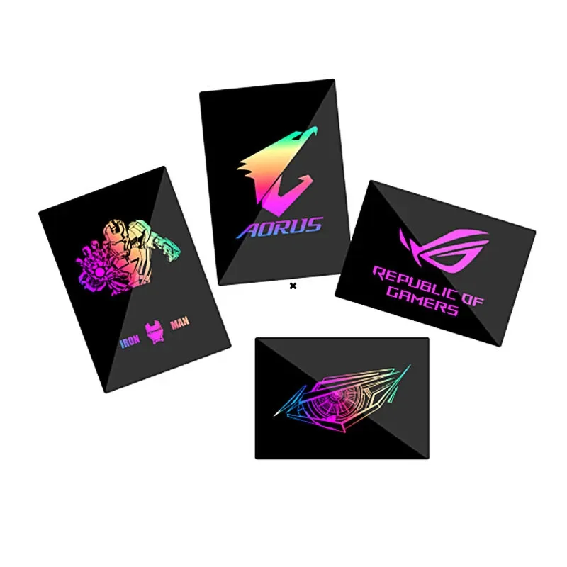 Tempered-Glass-PC-Case-Light-Board-RGB-Nameplate-ROG-SSD-Backplate ...