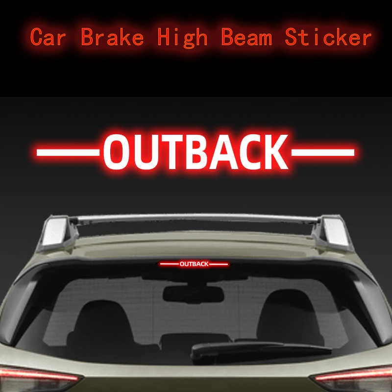 Suitable for 24 suBaru Outback high brake light sticker rear tail light ...
