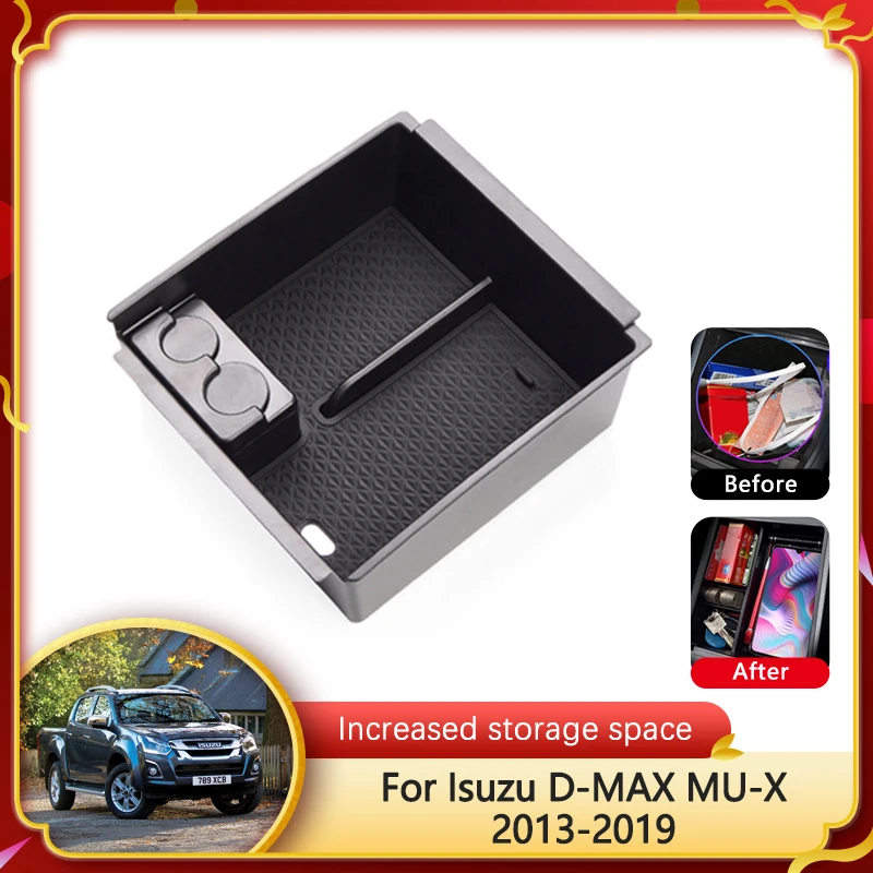 Car Central Armrest Storage Box for Isuzu D MAX 2015 Accessories MU X ...