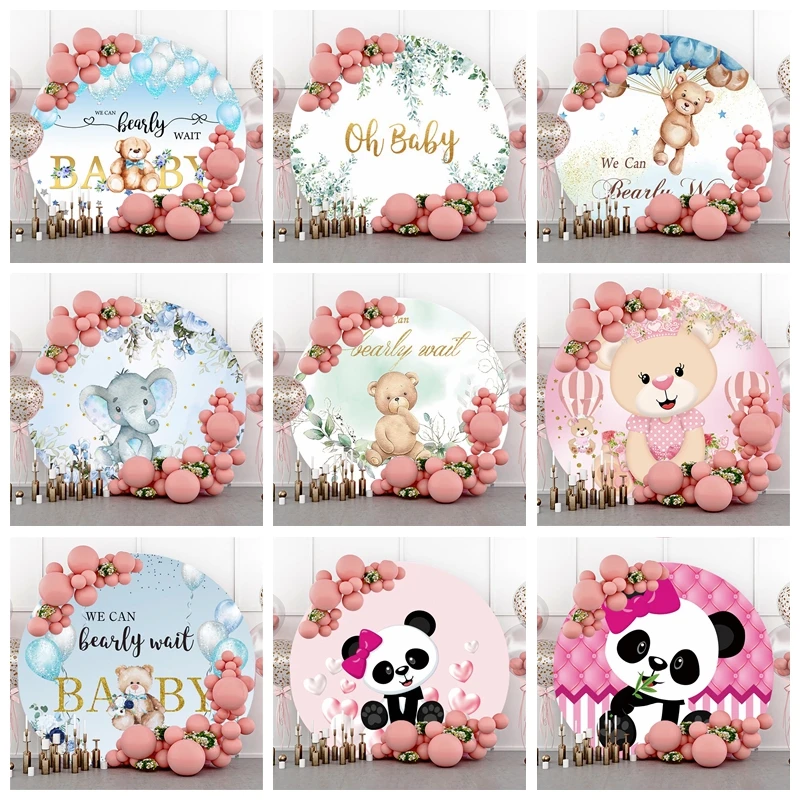 Background Birthday Panda | Panda Birthday Party Backdrop - Newborn ...