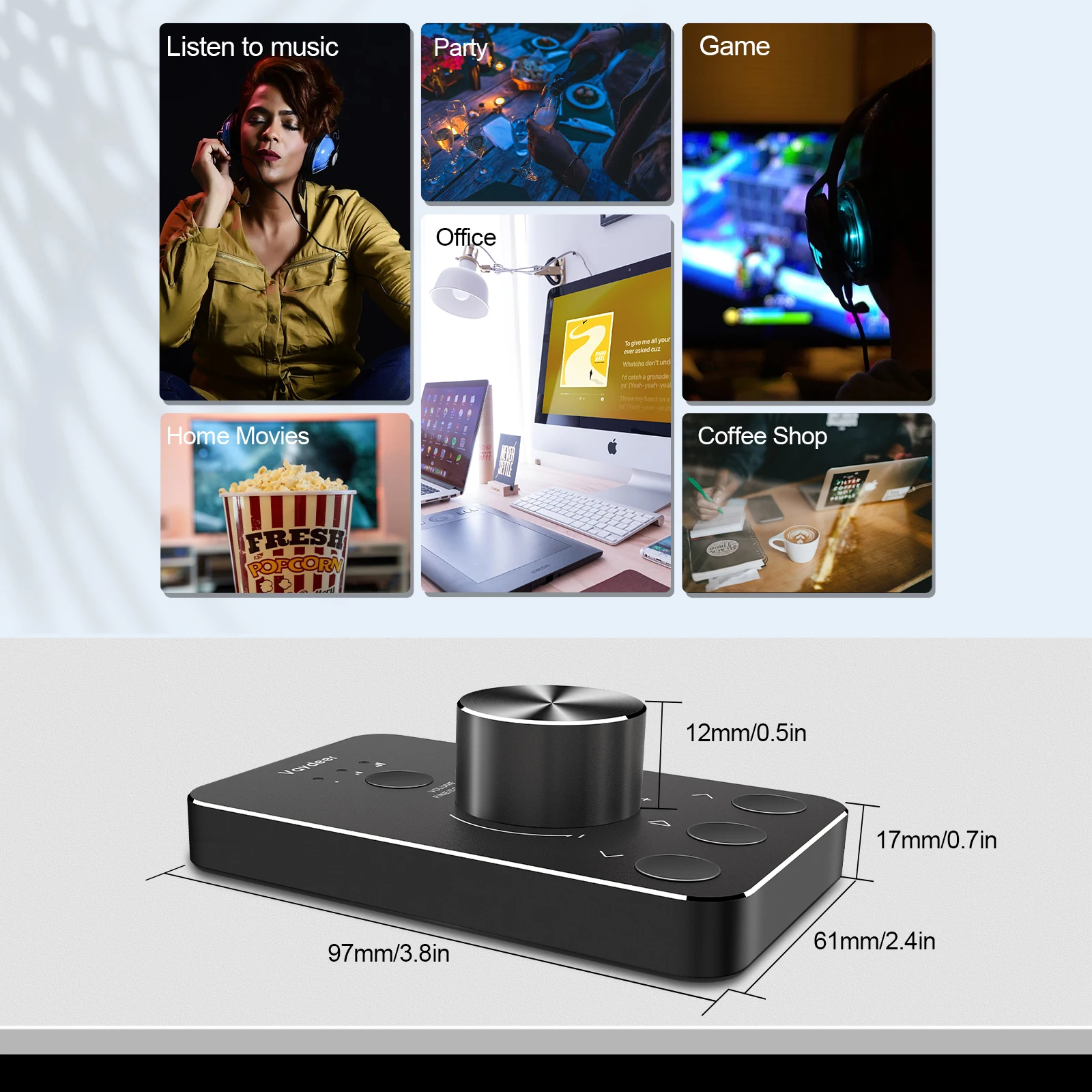 USB-Volume-Control-Knob-Multimedia-PC-Computer-Speaker-Bluetooth ...