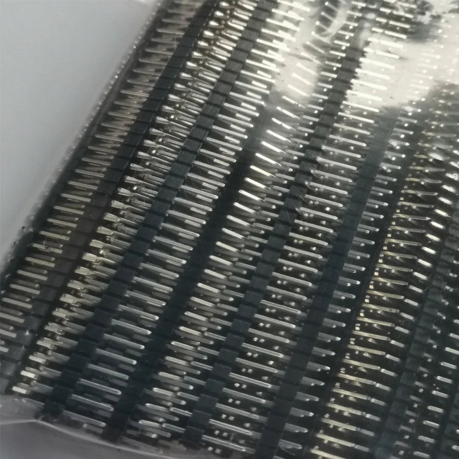 200PCS-Lot-40Pin-40P-Straight-Single-Row-Needle-Pin-header-Connector ...