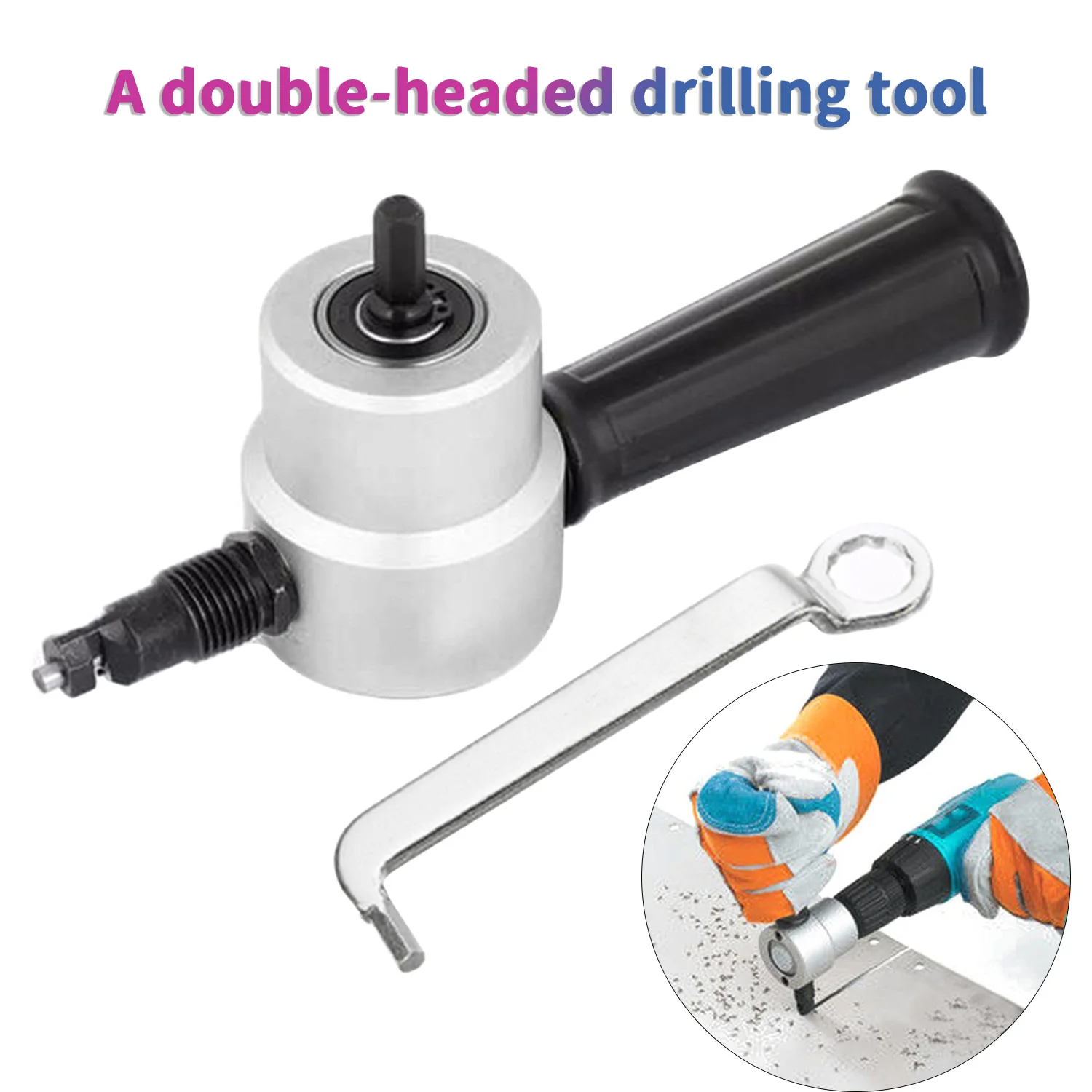 Drilling Tool Sheet Metal Cutting Double Ended Sheet Nibbler Saw Cutter ...