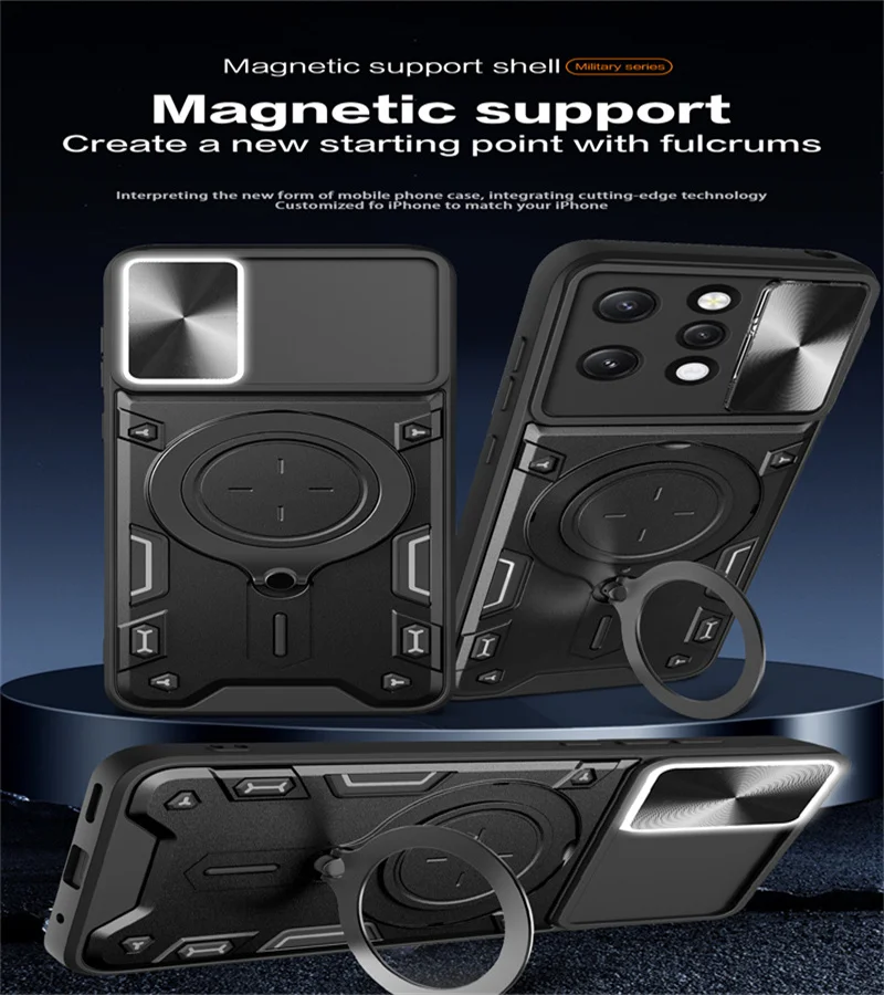 Redmi-12-4G-Case-For-Xiaomi-Redmi-12-Redmi12-4G-Cover-Push-Window ...