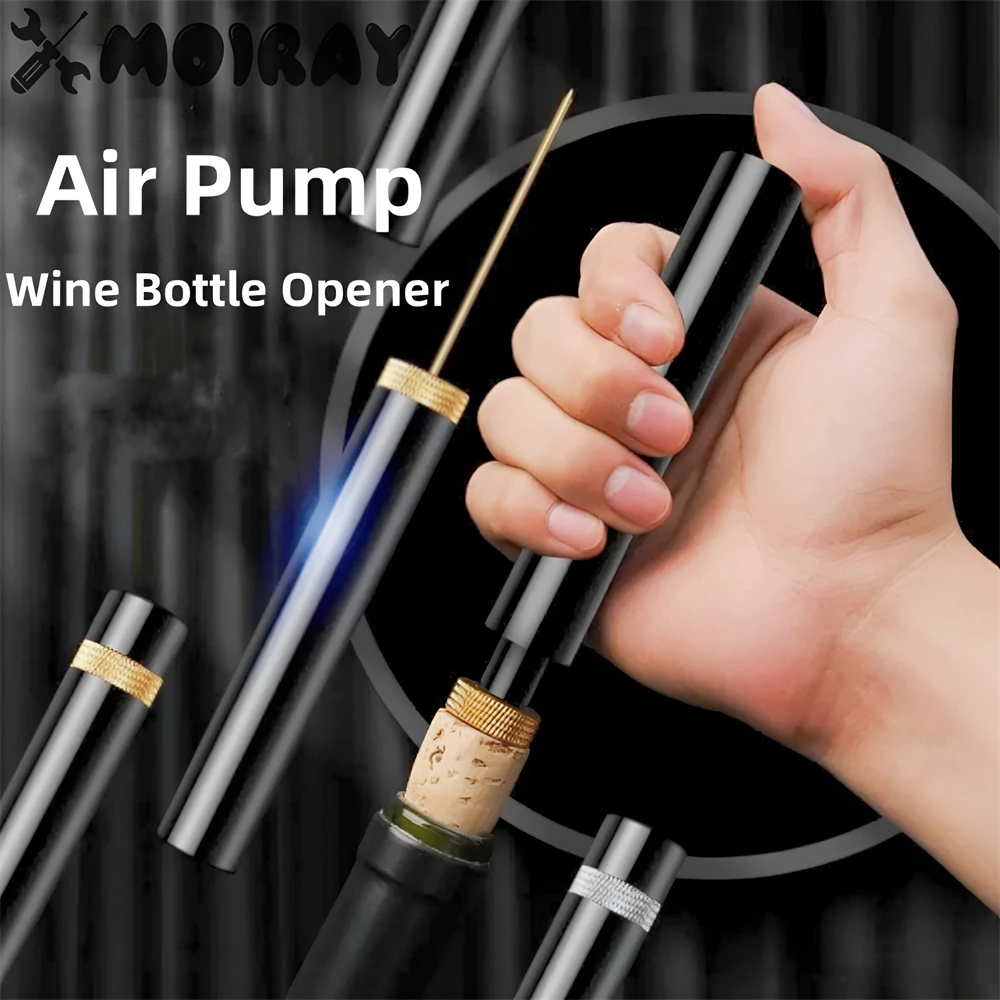 Air-Pressure-Pump-Wine-Bottle-Opener-Portable-Stainless-Steel-Pin-Easy ...