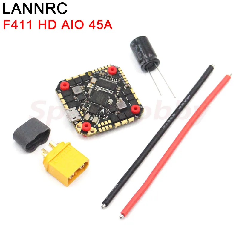 LANNRC-F411-HD-AIO-45A-Flight-Control-ESC-Integrated-Board ...