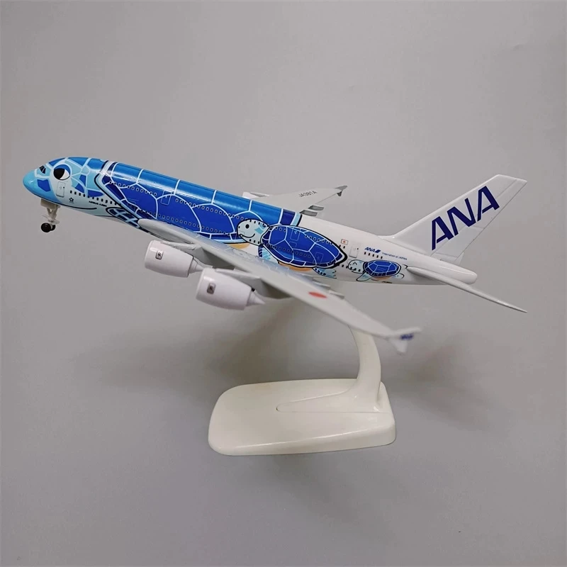 18-20cm-Alloy-Metal-Japan-Air-ANA-Airbus-A380-Cartoon-Sea-Turtle ...