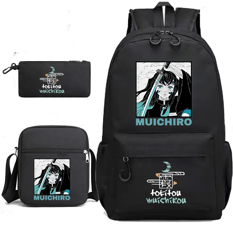Anime Demon Slayer Muichiro Tokito Backpack For Teenager, 60% OFF
