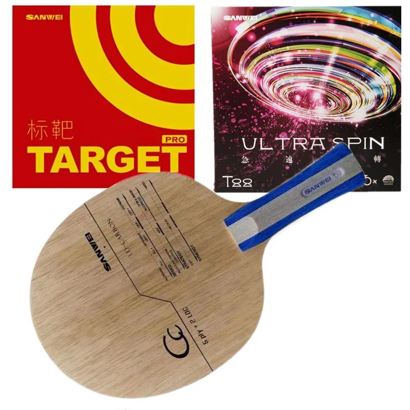 Sanwei CC 5+2 Carbon with Sanwei TARGET Pro T88 ULTRA SPIN Professional ...