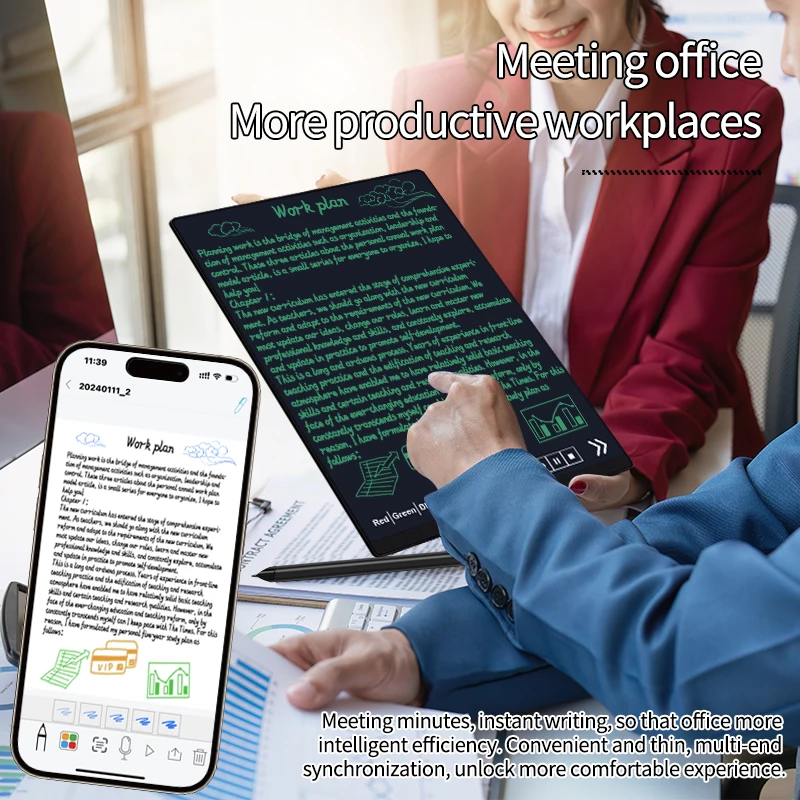 Business-Bluetooth-14Inches-Drawing-Board-A4-Smart-Digital-LCD-Writing ...