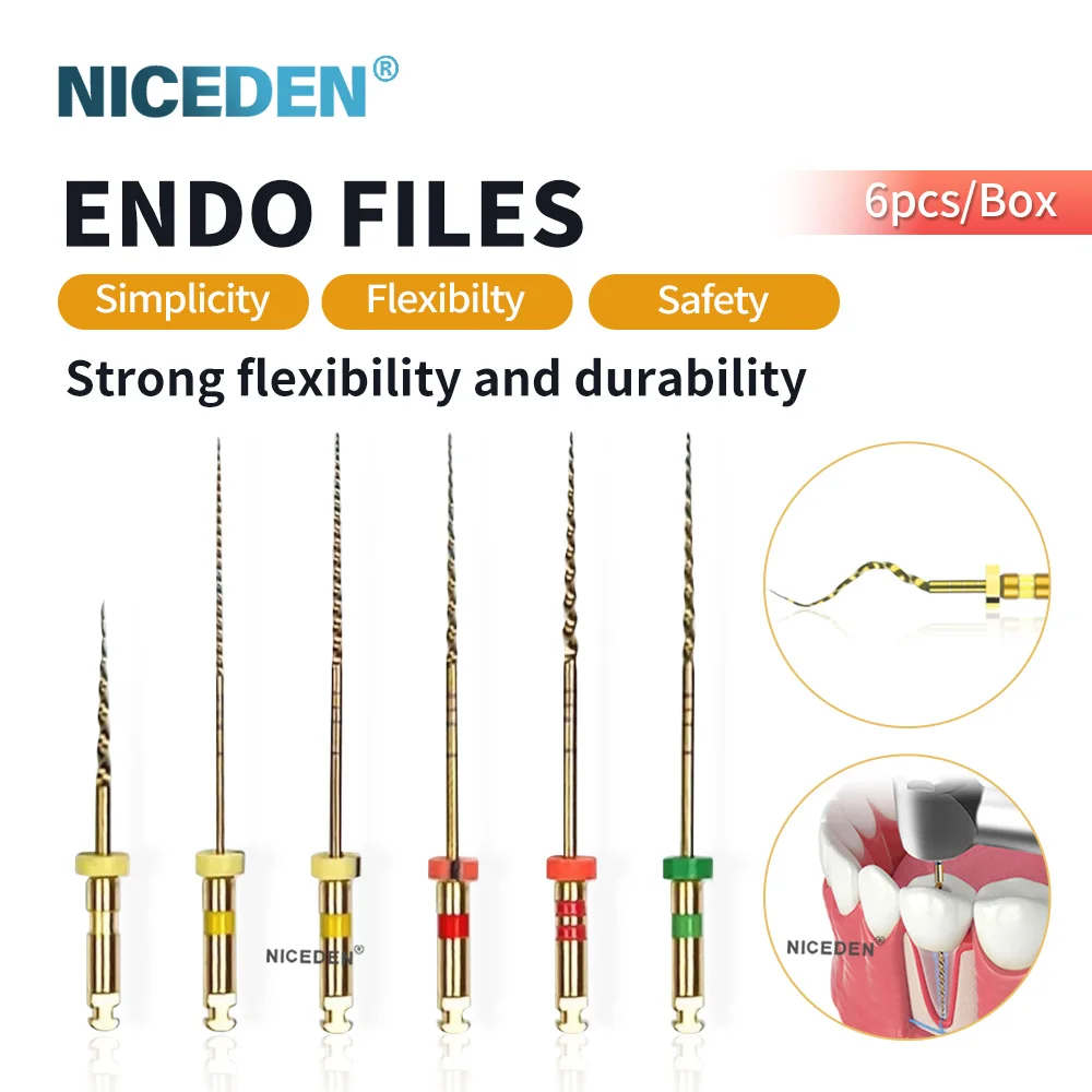 SOCO COXO Type Dental Root Canal File Heat-Activated Rotary Nitinol ...