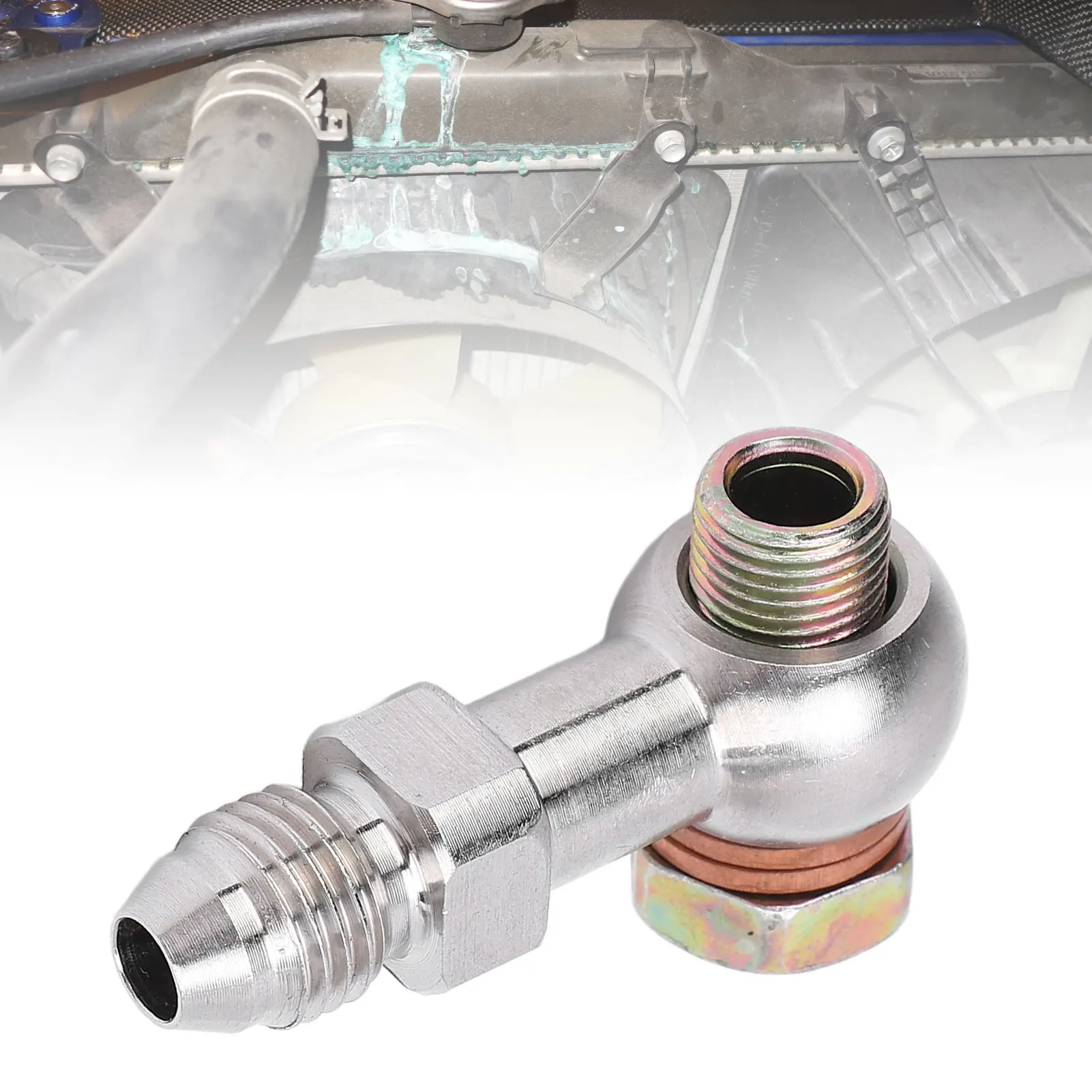 Banjo Adapter 4AN to 1/8in NPT Banjo Stainless Steel Strong Load ...