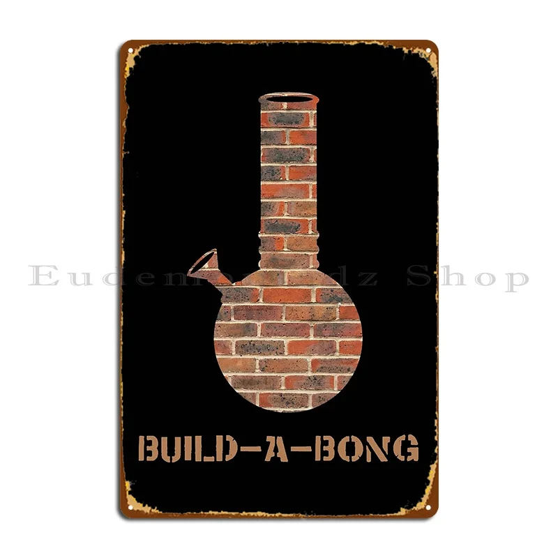 Build-A-Bong-Blueprint-Schematic-Metal-Plaque-Cinema-Character-Club ...