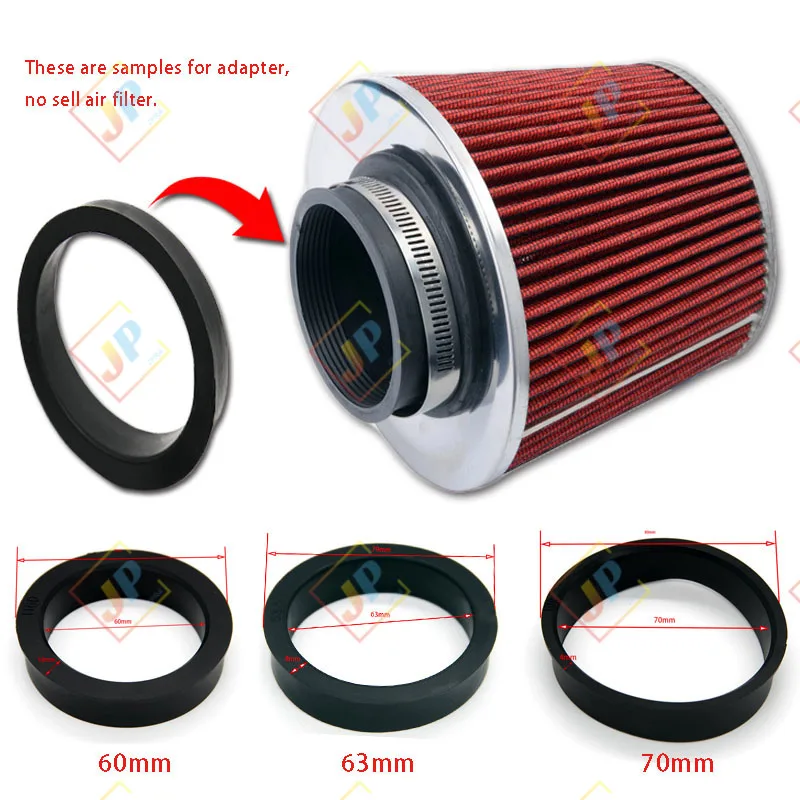 70mm 2.75 inch Conical Air Filter Reduction Adapter 60mm 63mm 70mm ...