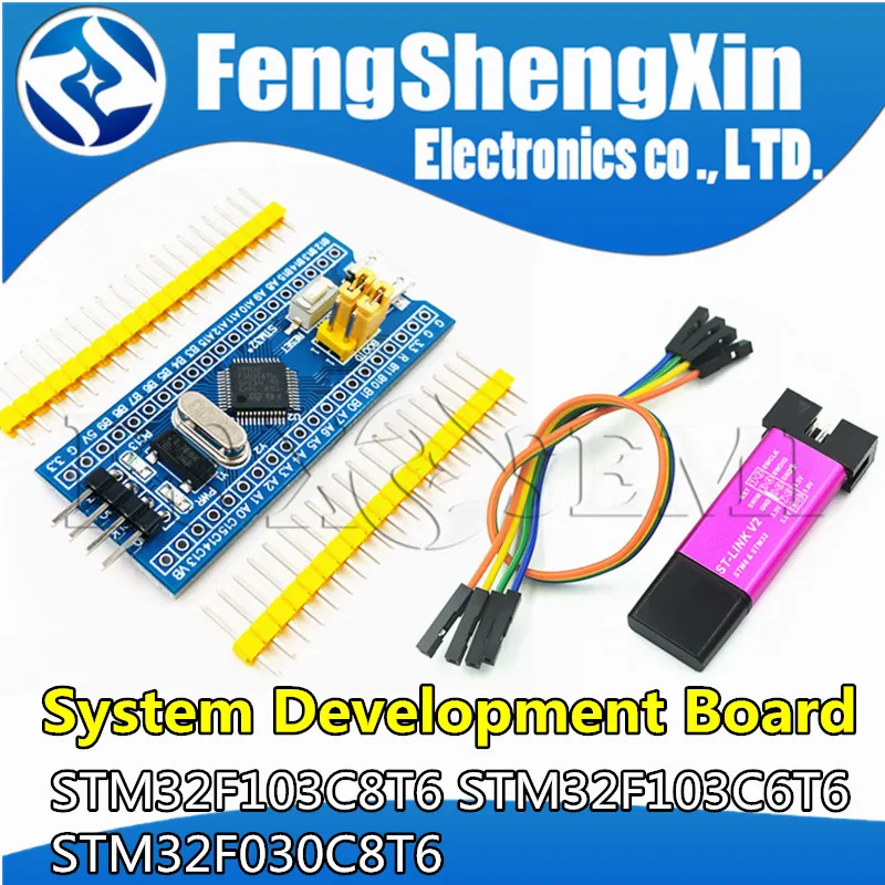 Stm32f103c8t6-stm32f103c6t6-stm32f030c8t6-arm-stm32-m-dulo-de-placa-de-desenvolvimento-de ...
